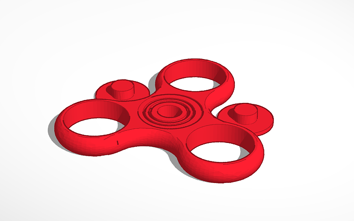 3D design Fidget spinner - Tinkercad
