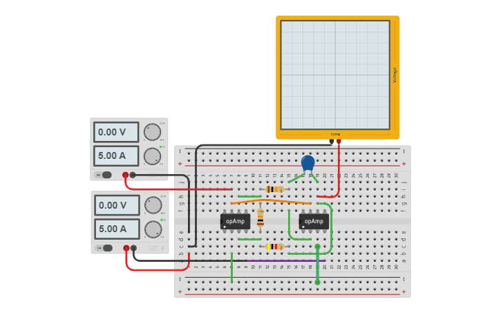 Circuit Design Gerador De Onda Triangular Tinkercad