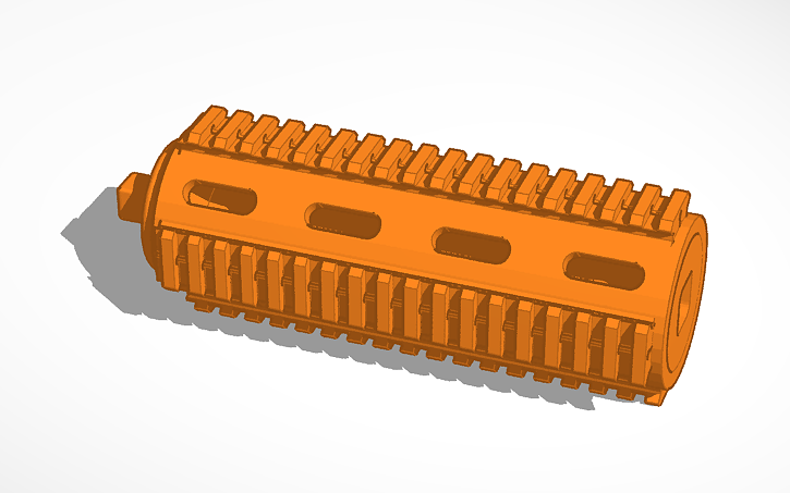 3D Design IClint Compatible Modern M4 Handguard V1 Tinkercad 3d-design-iclint-compatible-modern-m4-handguard-v1-tinkercad