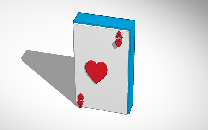 3D design card - Tinkercad