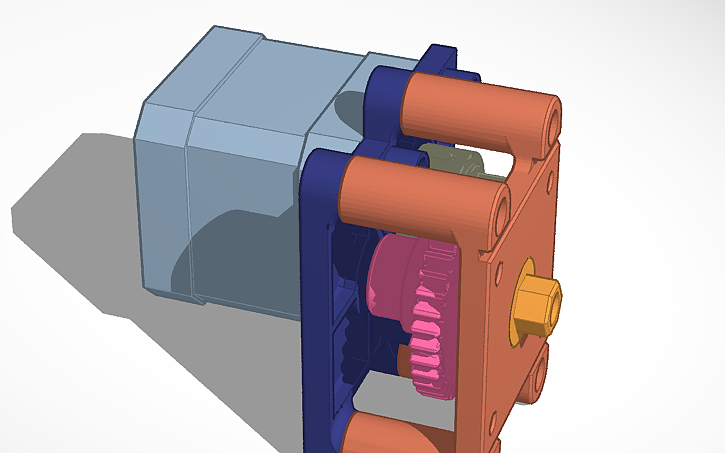 3D design Gearbox 1k3 Public - Tinkercad