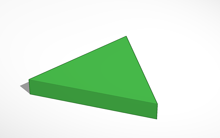 3D design Triangle - Tinkercad