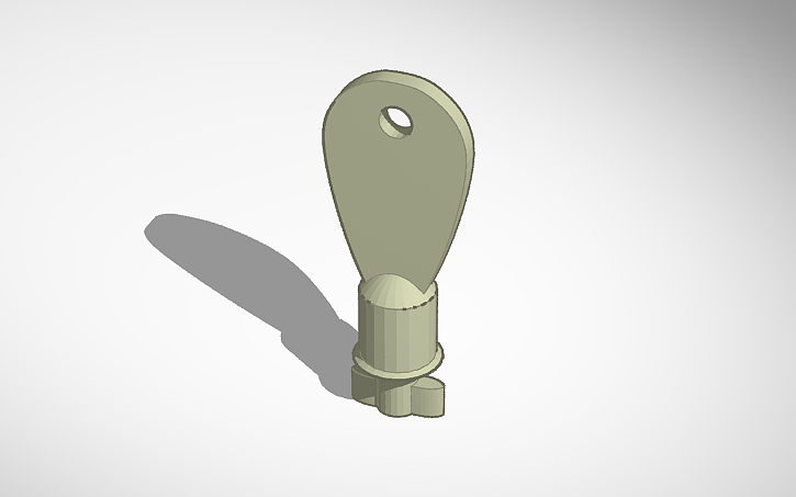 3D design key - Tinkercad