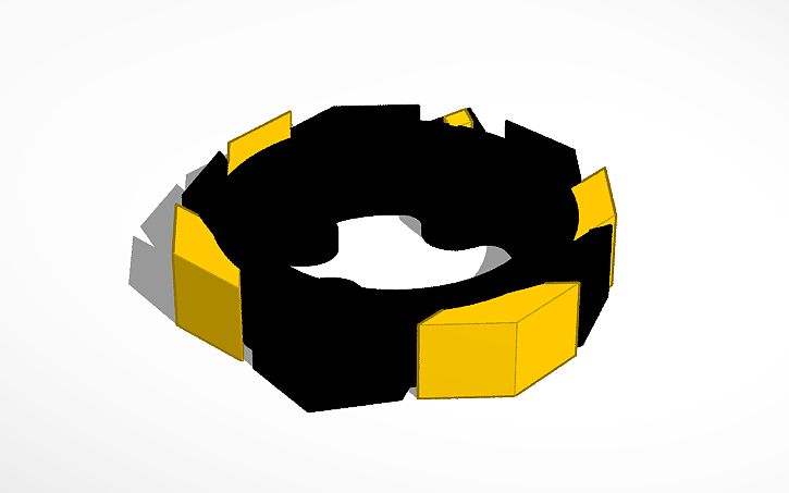 3D design Evil king deadlock base - Tinkercad