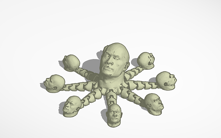3D design octorocktopus - Tinkercad