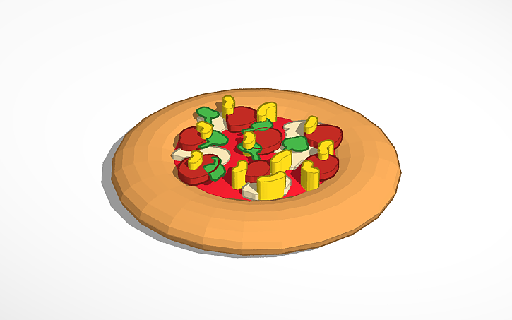 3D design Pizza by CoolKitty | Tinkercad
