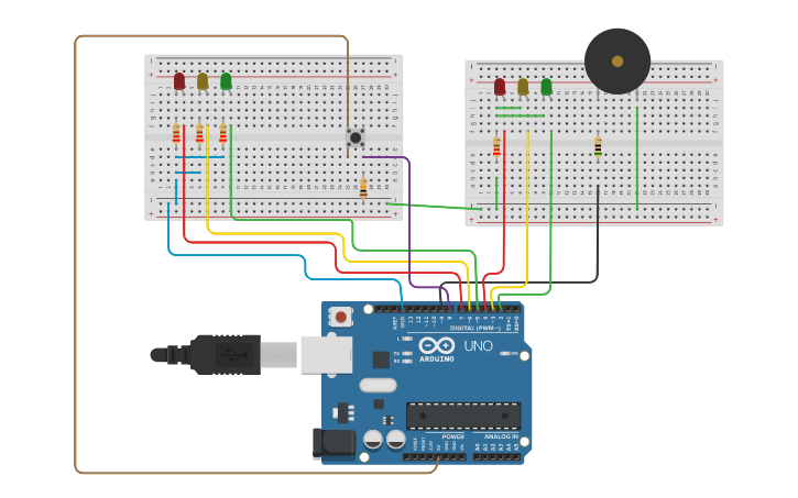 Circuit design semaforo con richiesta pulsante pedoni prof D'Auria ...