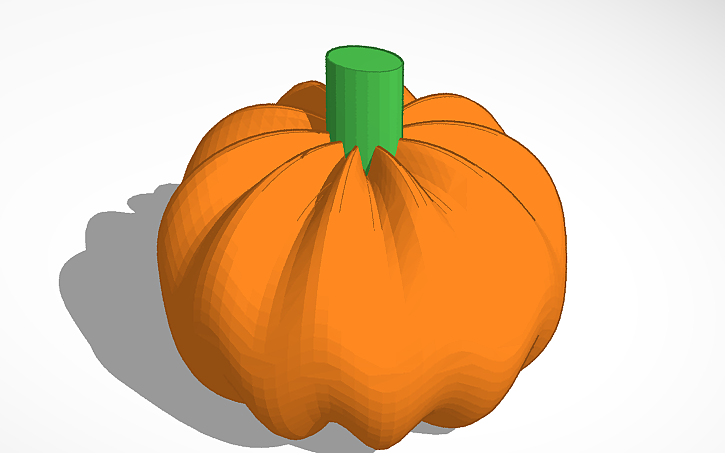 3D design Pumpkin - Tinkercad