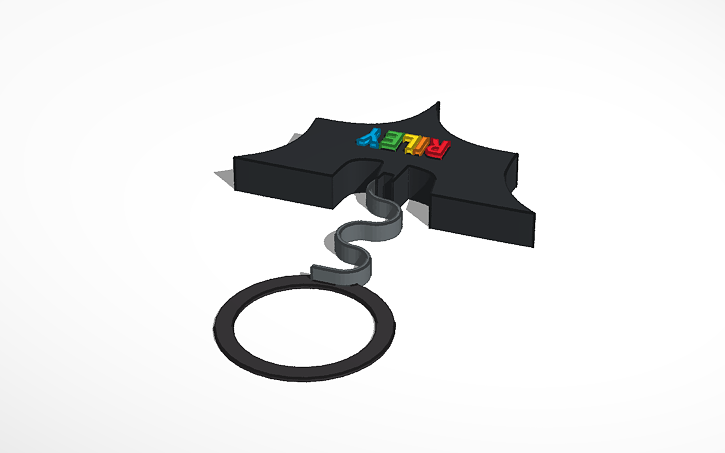 3D design my batman keychain - Tinkercad