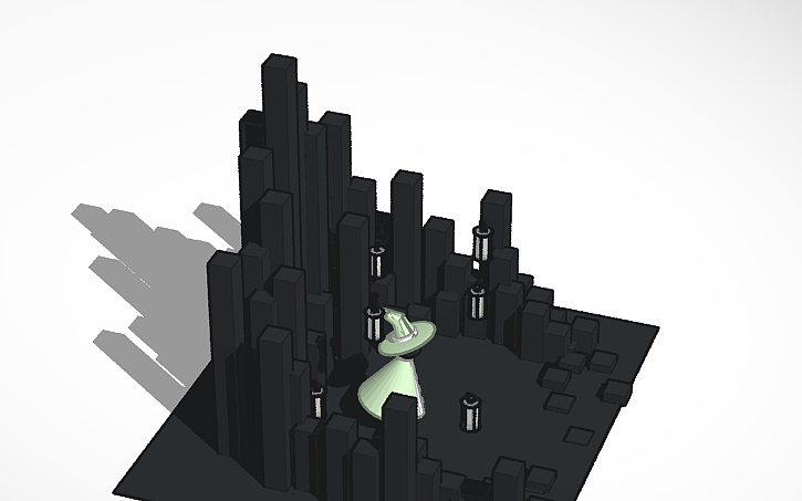 3D design 9. Haunted House - Tinkercad