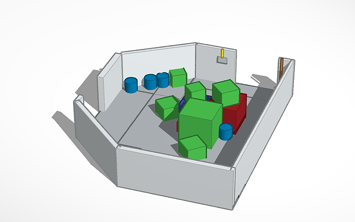 3D design Among Us storage | Tinkercad