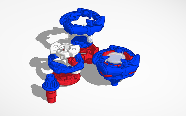 3D design Beyblade X CobaltDrake/4-60/F - Tinkercad