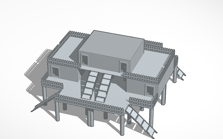 3D design Lonerahk's Base Camp - Tinkercad