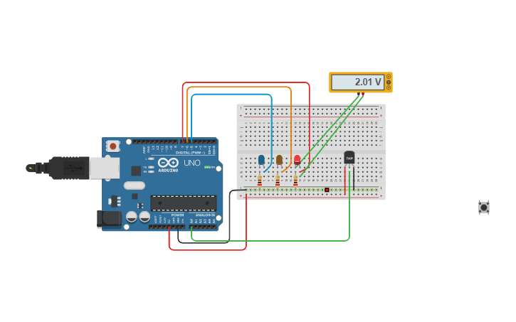 Circuit design Evaluación 4 Tinkercad - Tinkercad