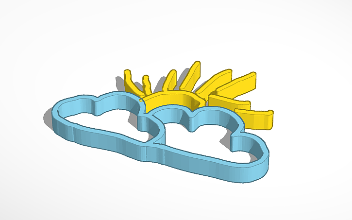 3D design Here comes the sun - Tinkercad