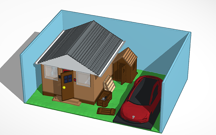3D design The Perfect Cabin-one of my best projects yet! - Tinkercad