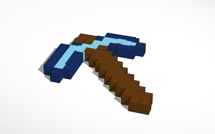 3d Design Pickaxe Tinkercad