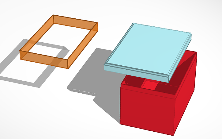 3D design 24volt battery box - Tinkercad