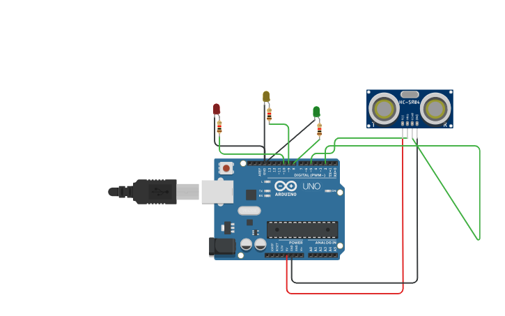 Circuit design Experiment 6_Garage Spotlight | Tinkercad