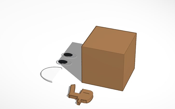 3D design tiny box Tim by Jaden (for 3D printing) - Tinkercad