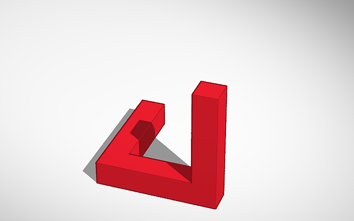3D design weird triangle illusion - Tinkercad