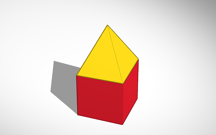 3D design Fake house - Tinkercad