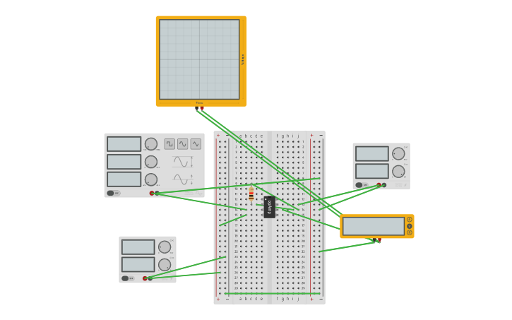 Circuit design OPAmp Unity Gain Amplifier | Tinkercad