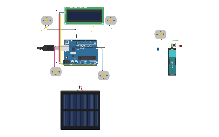Circuit design drone | Tinkercad