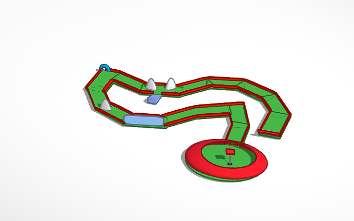 3D design Chimmy's Mini Golf Course - Tinkercad