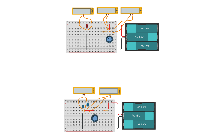 Circuit design C3:Potenciómetro | Tinkercad