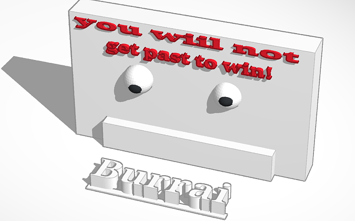 3D design build a wall - Tinkercad