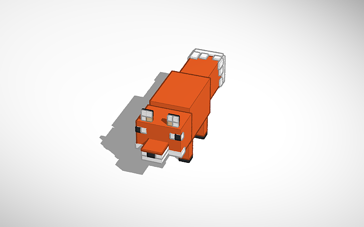 3D design FOX - Tinkercad