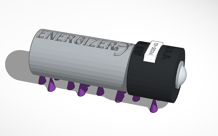 3D design Energizer Battery - Tinkercad