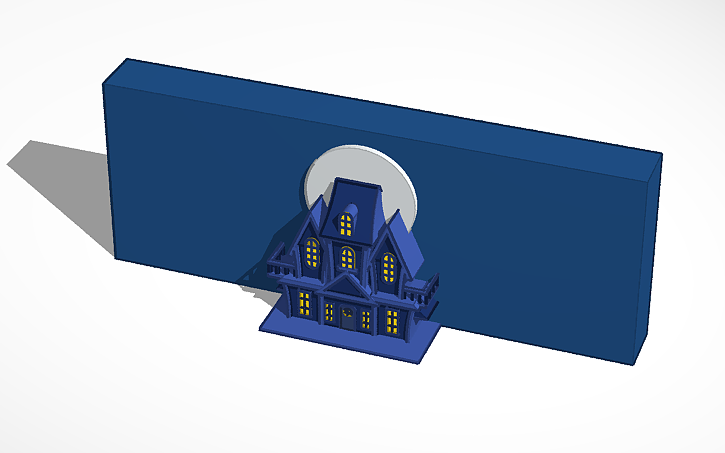 3D design Haunted House - Tinkercad