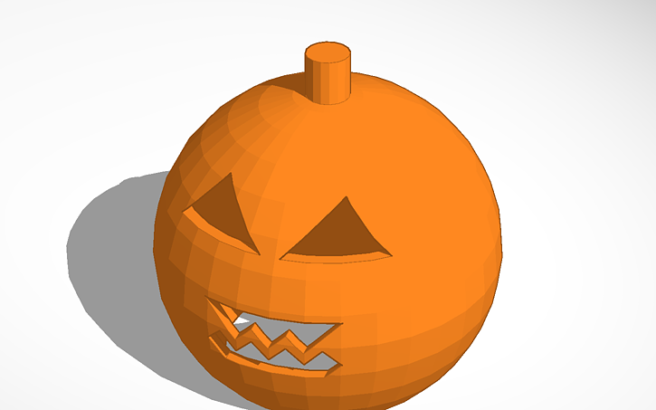 3D design Jack O Lantern 2 | Tinkercad