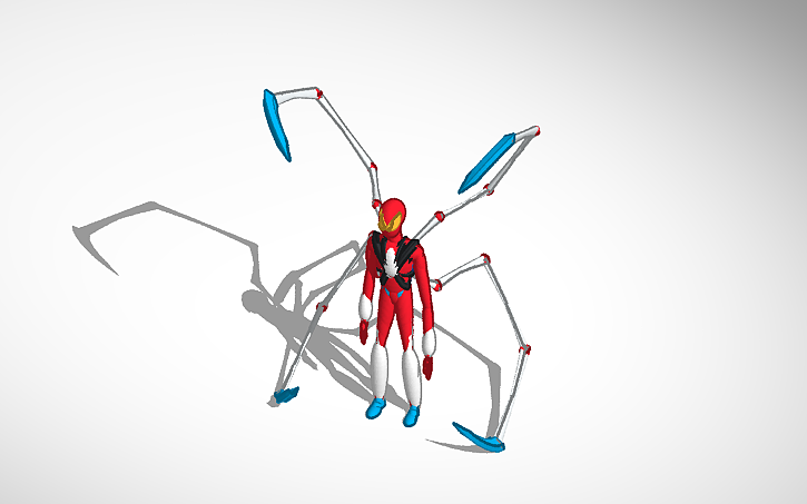 3D design Copy of Iron Spider - Tinkercad