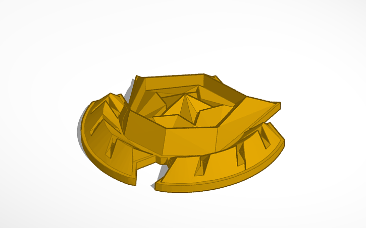 3D design Fortnite Battle Royale Battle Pass Emblem - Tinkercad