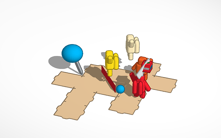 3D design FALL GUYS - Tinkercad