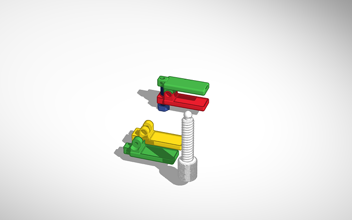 3D design table clamp - Tinkercad