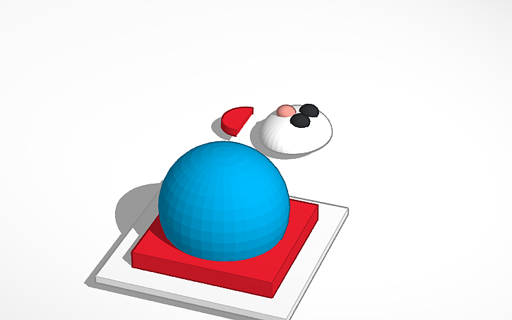3D design Doraemon | Tinkercad