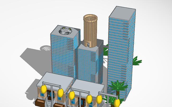 3D design Building - Tinkercad