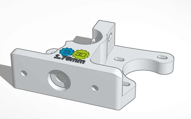 3D design 1.75mm E3D v6 Extruder ver03 rev06 [supports removed] [beta ...