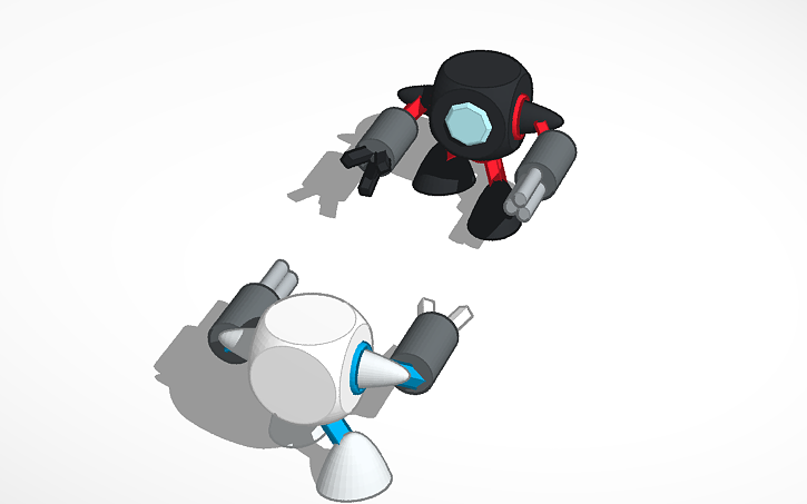 3D design Copy of Copy of Robot Fight!!!! - Tinkercad