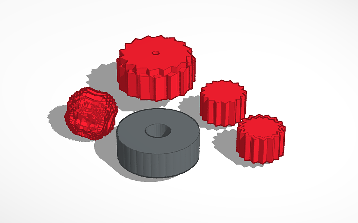 3D design Top gear - Tinkercad