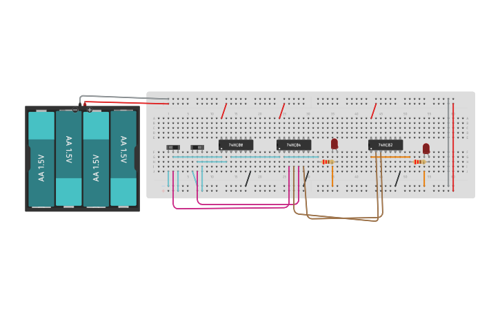 Circuit design Equation 2 lab4 | Tinkercad
