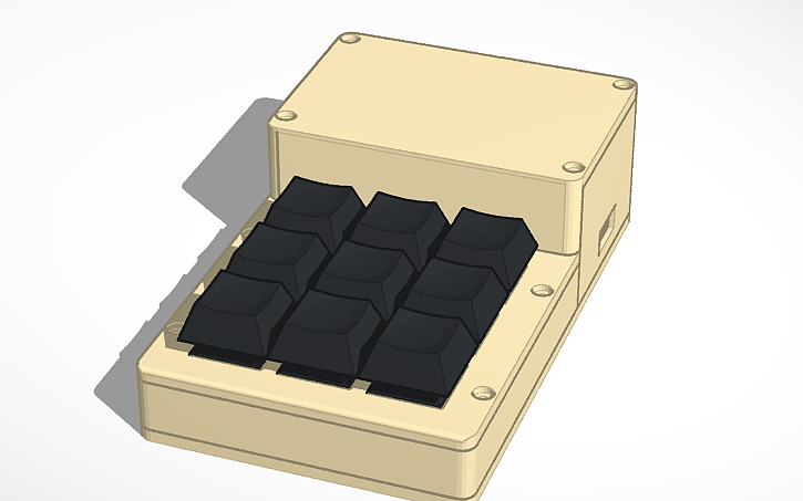 3D design ESP32 WROOM DK 3 Keypad R2 - Tinkercad