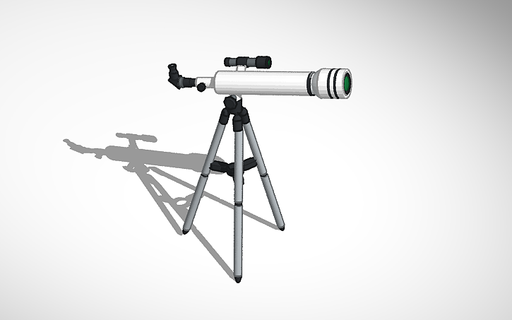 3D design Telescope - Tinkercad