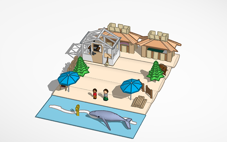 3D design a family vacation in bali indonesia - Tinkercad