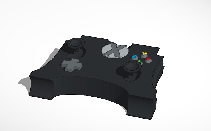 3D design Xbox Controller - Tinkercad