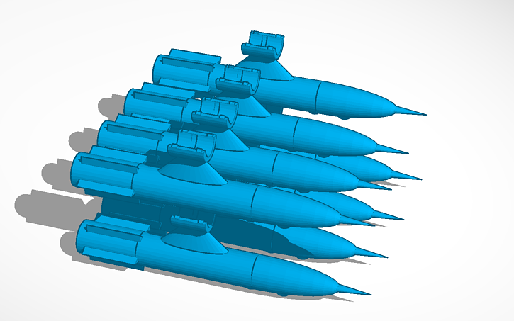 3D design Set of static RC Bombs | Tinkercad